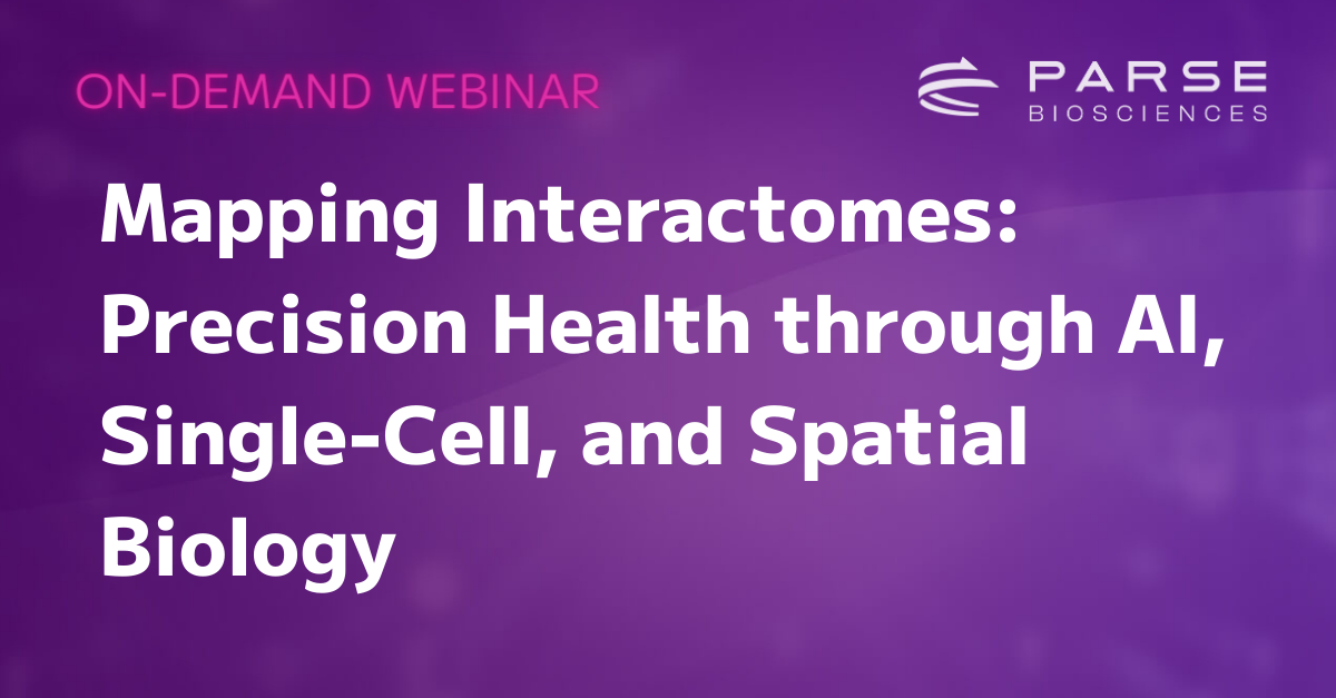 On-Demand Webinar: Precision Health through AI, Single-Cell, and ...